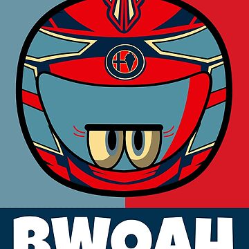 "Bwoah!" Sticker by officialminis | Redbubble