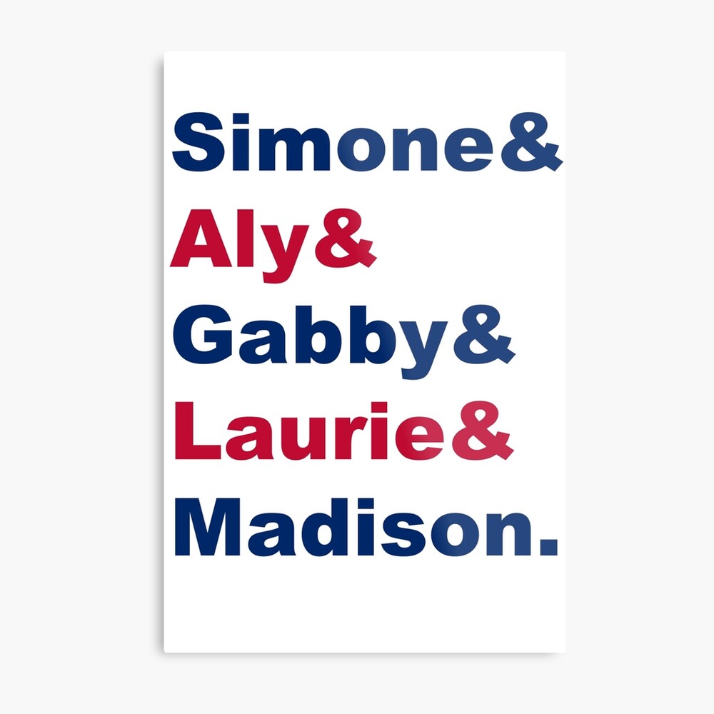 USA Gymnastics Team Names Metal Print By Naamaparamore Redbubble usa-gymnastics-team-names-metal-print-by-naamaparamore-redbubble