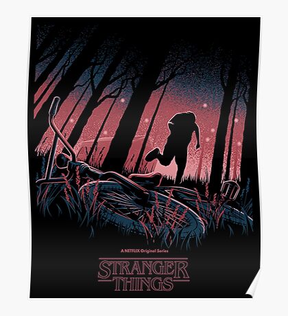 Stranger Things Run: Posters | Redbubble