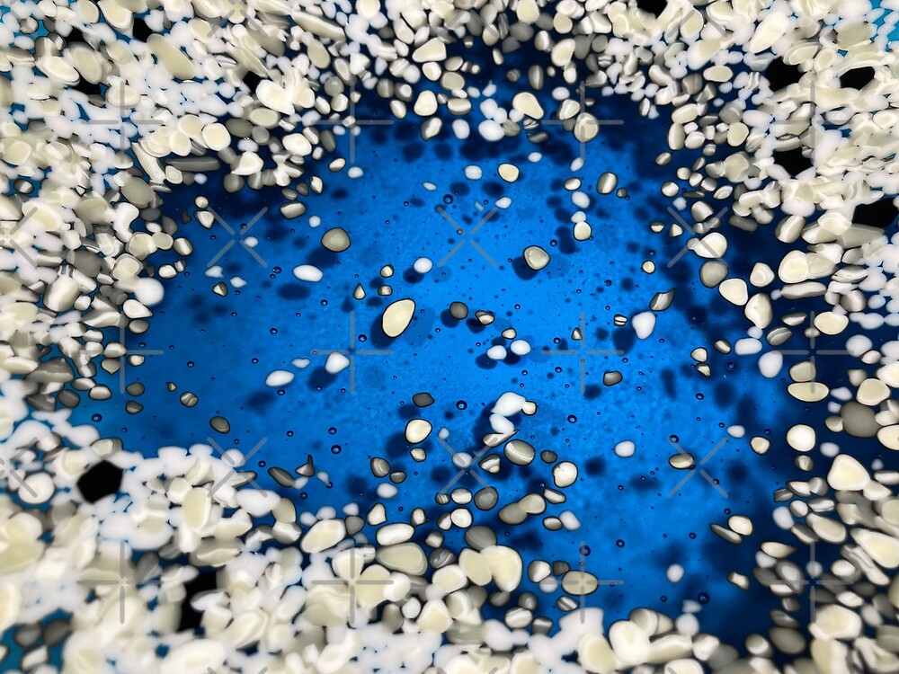 "Organic Pattern in Fused Glass Frit on Glass Bowl" by Jeff Pritchard ...