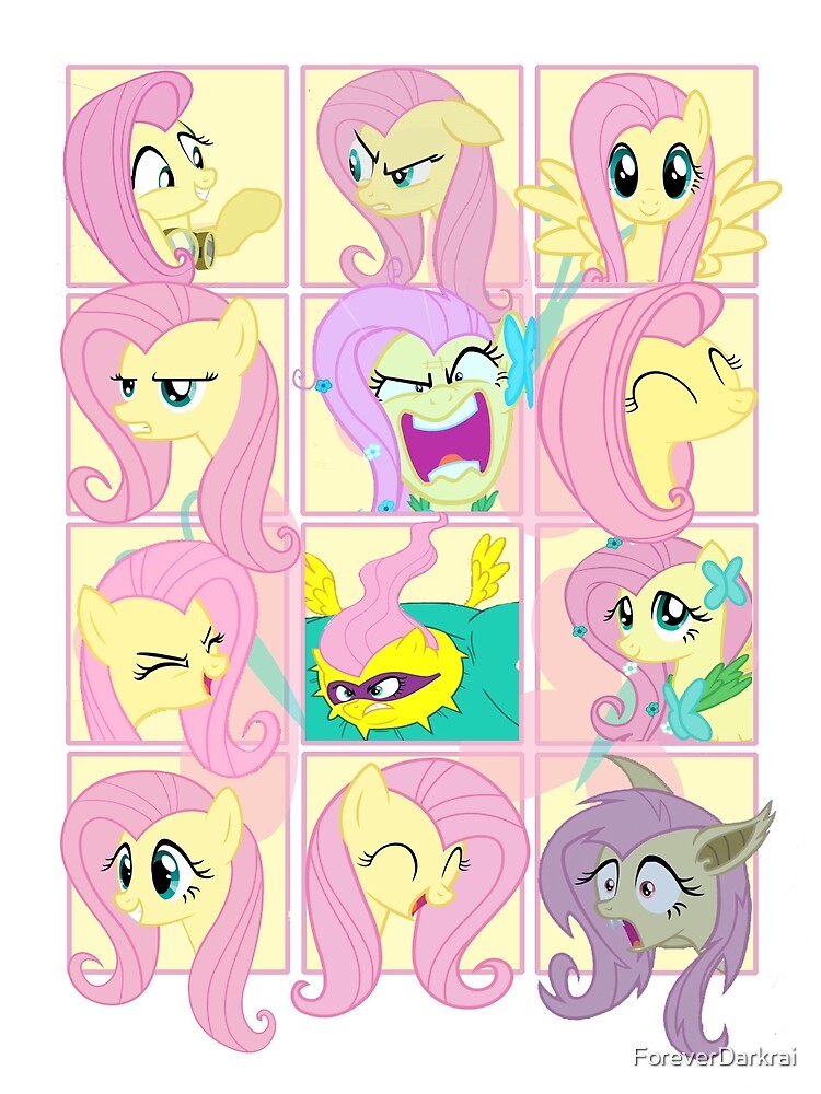 "Mirror Pool of Pony - Fluttershy" by ForeverDarkrai | Redbubble