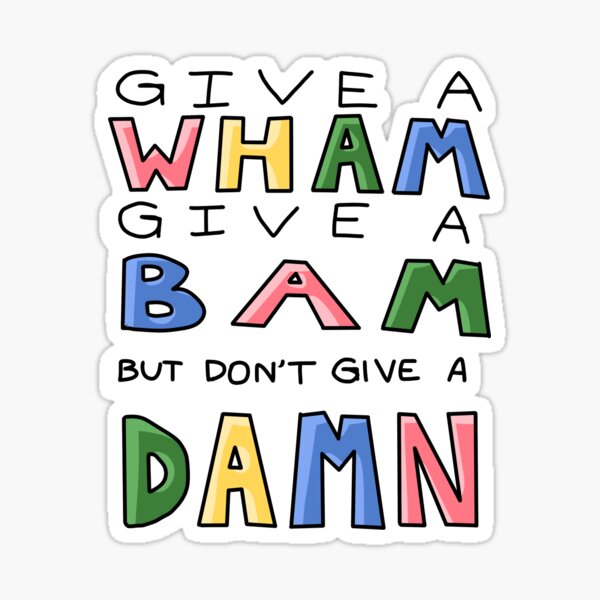 Wham Stickers | Redbubble