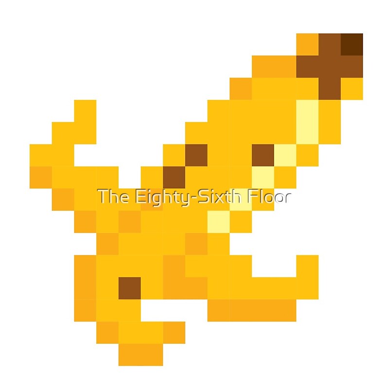 "8 Bit Banana Skin" by The Eighty-Sixth Floor | Redbubble