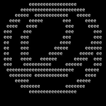 "ElementaryOS Linux Neofetch ASCII Art Logo " Sticker for Sale by ...