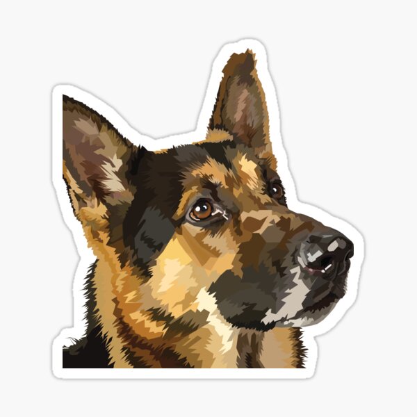 German Shepherd Stickers | Redbubble