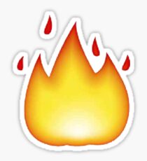 Fire Emoji: Stickers | Redbubble