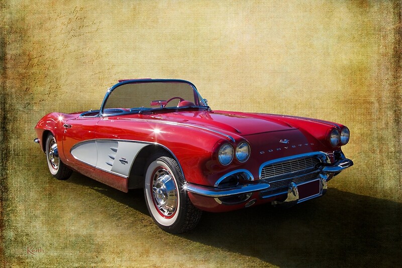 "Little Red Corvette" by Hawley Designs | Redbubble