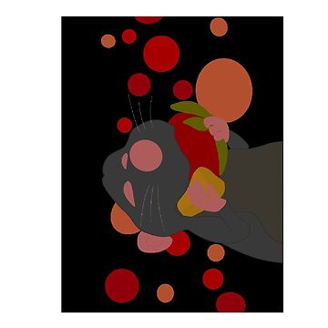 "Remy Ratatouille Cheese and Strawberry Scene" Sticker for Sale by ...