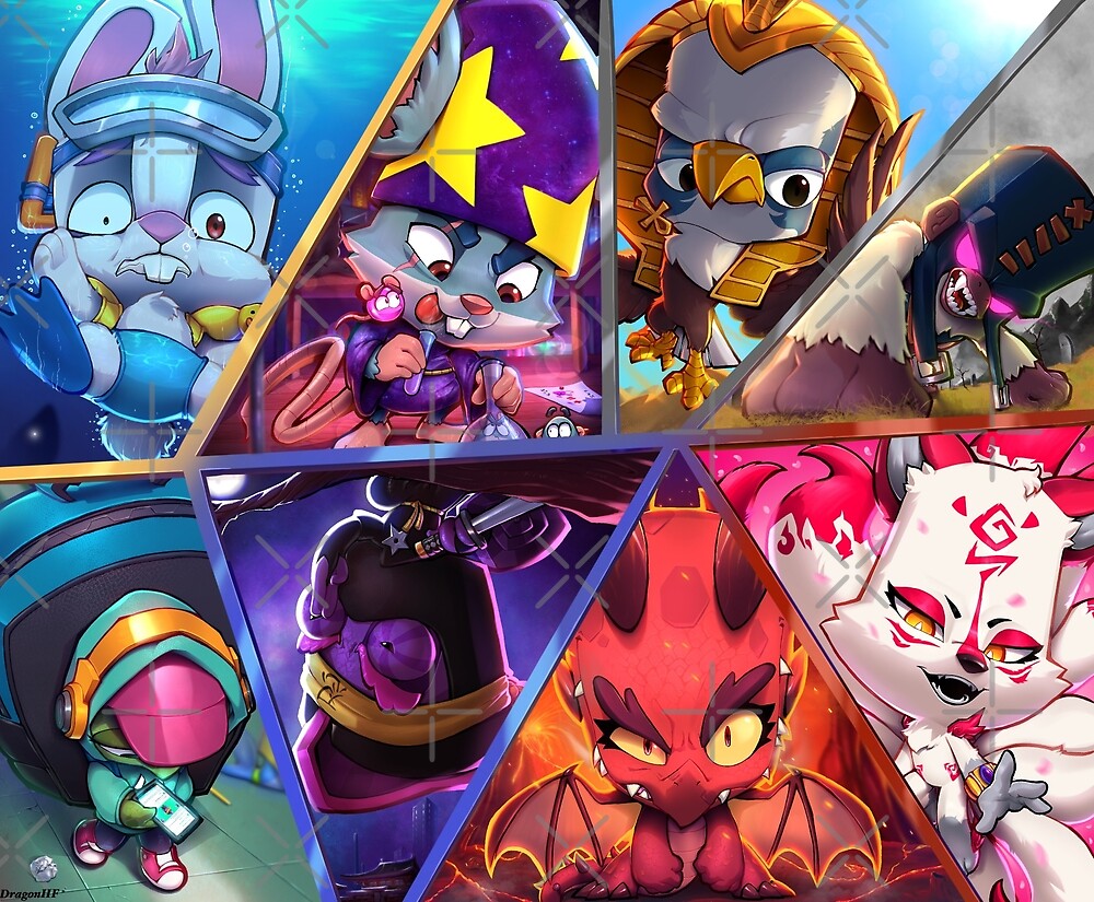 "Legendary Zooba Characters" by DivinusYT | Redbubble