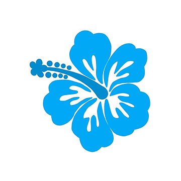 "Blue hibiscus " Art Board Print for Sale by tatidlosangeles | Redbubble