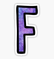 Letter F Stickers | Redbubble