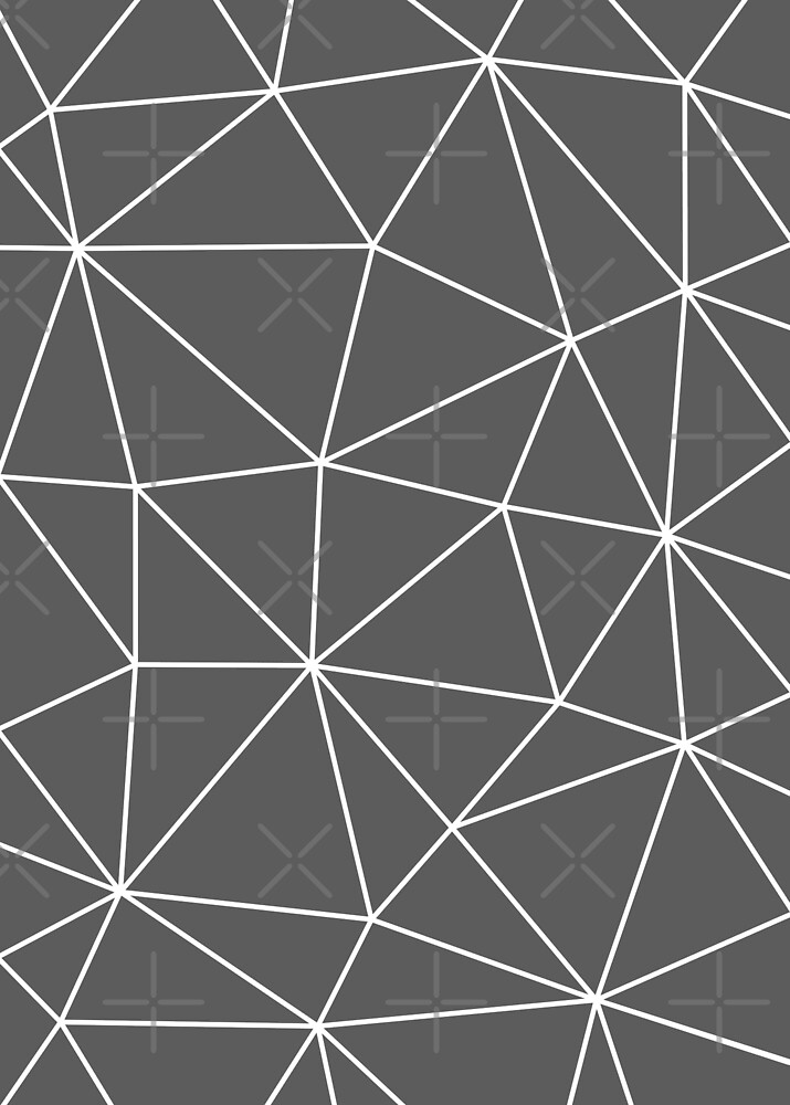 "Grey and White Modern Minimal Geometric Triangle Pattern Design" by ...