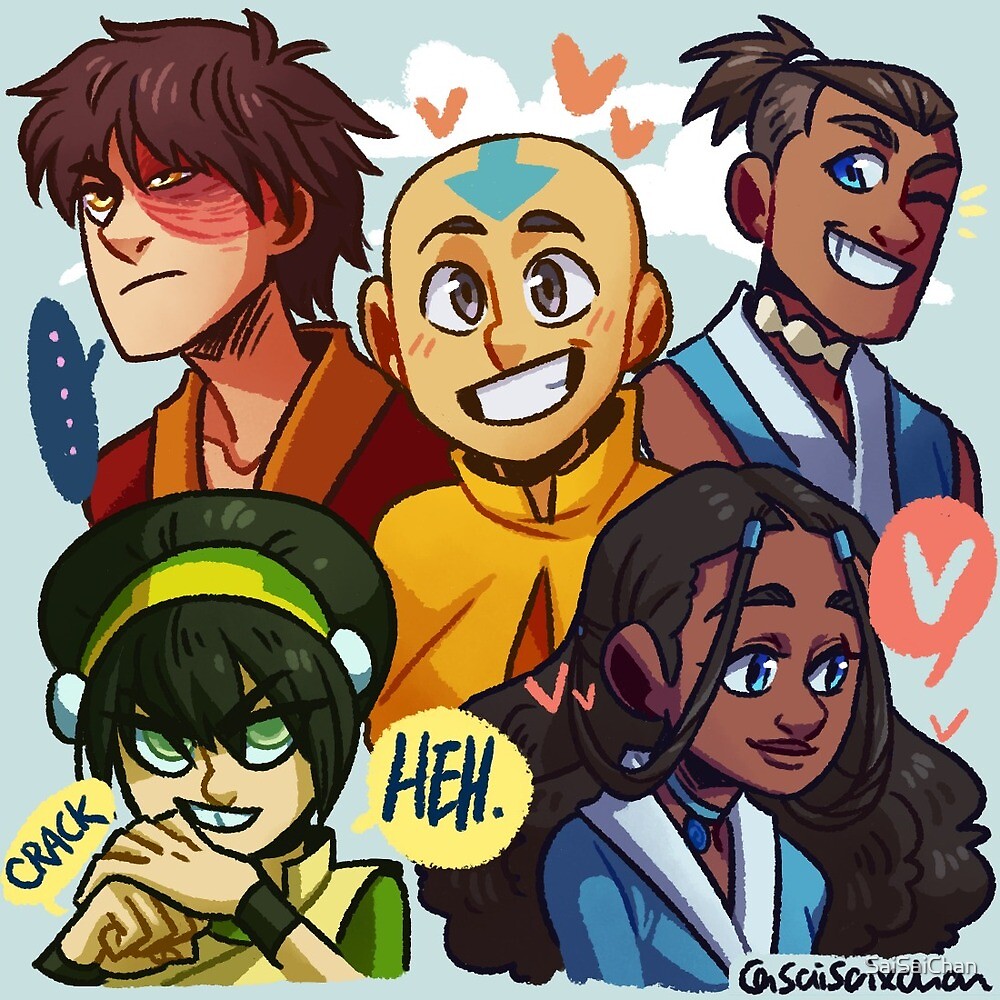 "The Gaang" by SaiSaiChan | Redbubble