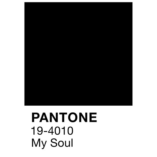 Pósters «Pantone Black» de noah888 | Redbubble