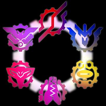 "Kamen Rider Build: All Build Riders" Sticker for Sale by Malunistorm ...