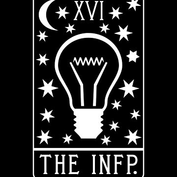 "INFP Tarot Card - Introvert Personality Myers Briggs MBTI" Sticker for ...