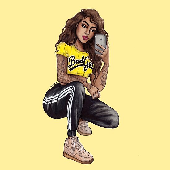 "Bad Gal" Poster by nataliamadej | Redbubble