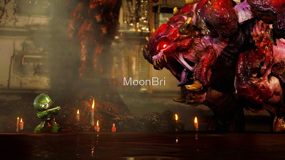 "doom doll + pinky demon" by MoonBri | Redbubble