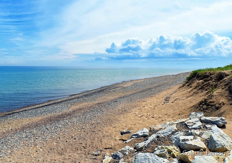"Whitefish Point Beach" by Colette Larson | Redbubble