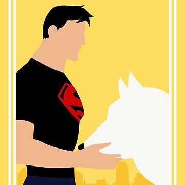 "Superboy Strength Tarot Card" Sticker for Sale by PsychMerchant ...