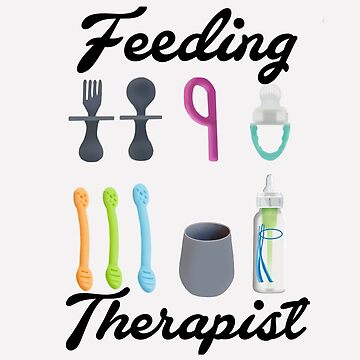 "Feeding Therapist" Sticker for Sale by ceysomethingg | Redbubble