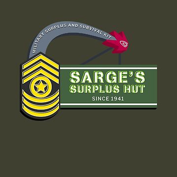 "Sarge's" Poster for Sale by parkadventure | Redbubble