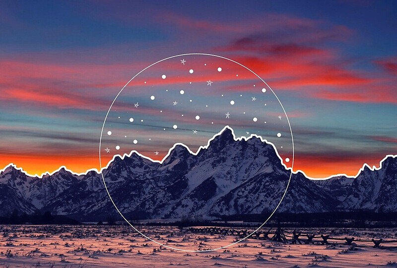 "Mountain horizon outline " by Belladelorenz0 | Redbubble