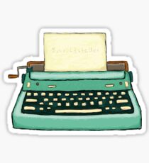 Type Writer Stickers | Redbubble