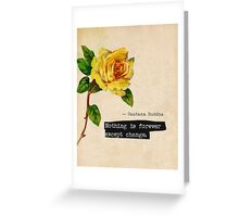 "Buddha quote Nothing is forever except change" by Pagarelov | Redbubble