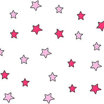 "Hot pink Mini Stars pack" Sticker for Sale by colleenm2 | Redbubble