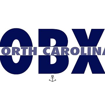 "OBX North Carolina" Sticker for Sale by SHOPSELLA US | Redbubble