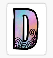 Letter D: Stickers | Redbubble