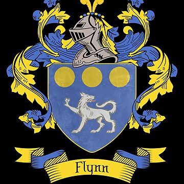 "Flynn Coat of Arms | Flynn Family Crest" Poster for Sale by chuppys ...