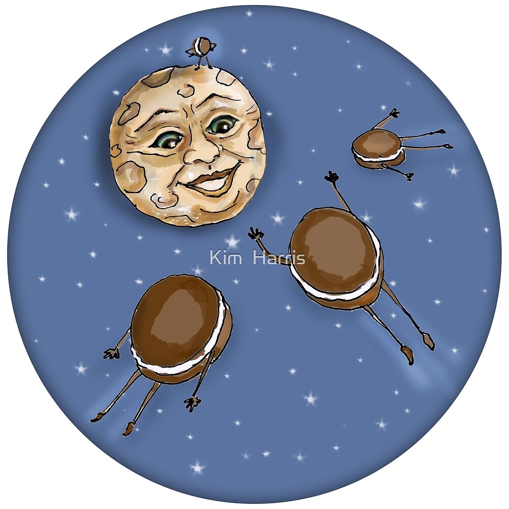 "To The Moon, Pies!" by Kim Harris | Redbubble