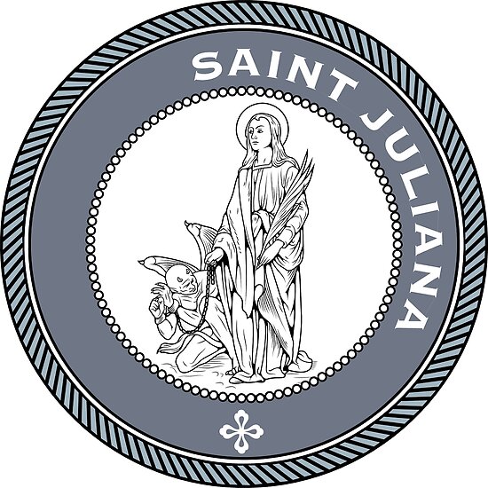 "ST JULIANA OF NICOMEDIA MEDALLION" Poster by CatholicSaints | Redbubble