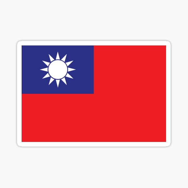 Taiwan Flag Stickers | Redbubble