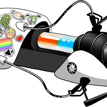 "Portal Gun Rainbow Pride/Sticker Edition!" Sticker for Sale by ...
