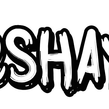 "Eshay (black)" Sticker for Sale by StefanCgraphics | Redbubble