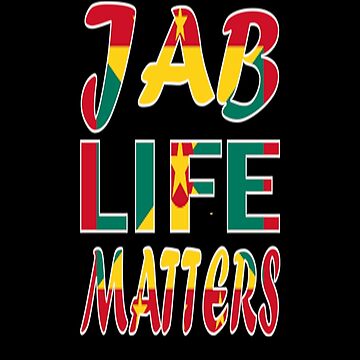 "Flag of Grenada - Jab Life Matters - Grenadian - Soca Mode" Sticker ...