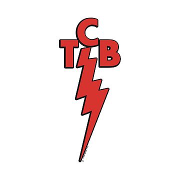 "TCB" Sticker for Sale by iamvolta20 | Redbubble