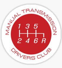 Manual Transmission Stickers | Redbubble