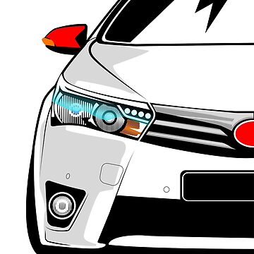 "Corolla Altis" Sticker for Sale by CopiPanilArt | Redbubble