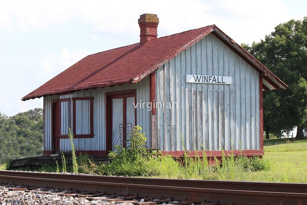 "Winfall Train Station" by virginian | Redbubble