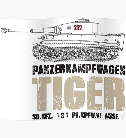 Tiger Tank: Posters | Redbubble