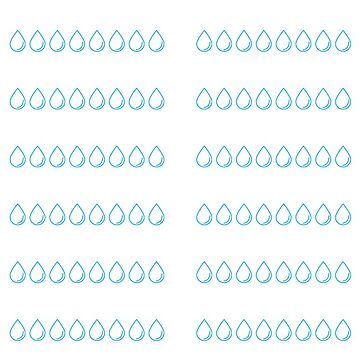 "Water Tracker, Hydration Planner Stickers (Water Drops)" Sticker for ...