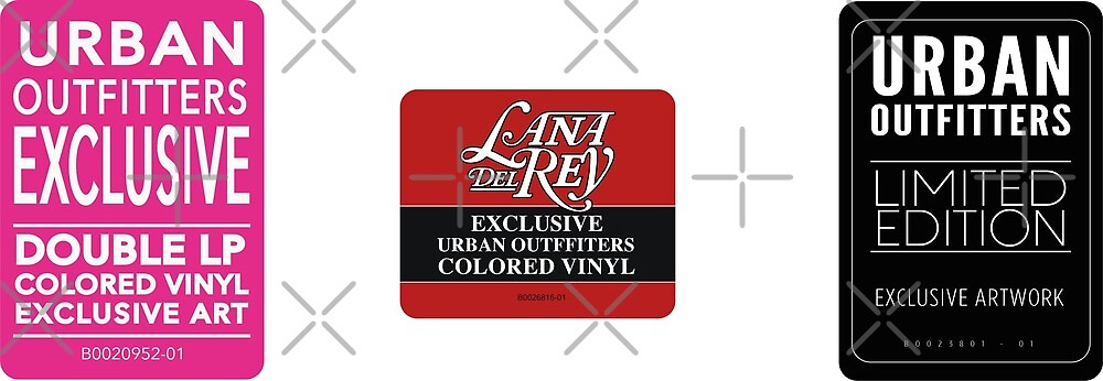 "LDR - vinyl hype stickers" by Angela Bonet | Redbubble