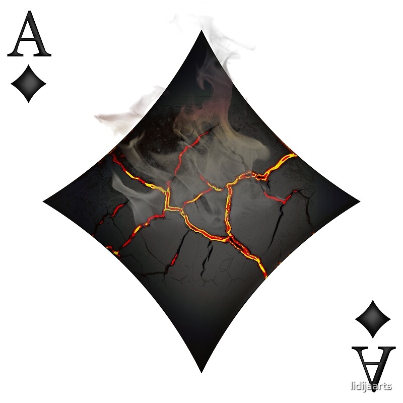 "Diamond ACE" by lidijaarts | Redbubble