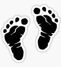 Baby Feet Stickers | Redbubble