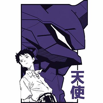 "Eva 01 shinji " Sticker for Sale by IlseSchwanke | Redbubble