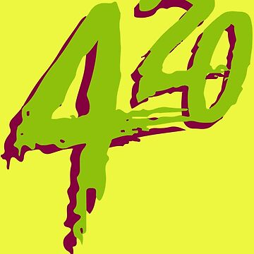 "420" Sticker for Sale by sotoh | Redbubble